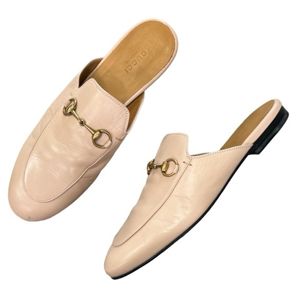 Gucci | Shoes | Gucci Princetown Light Pink Blush Leather Horsebit ...
